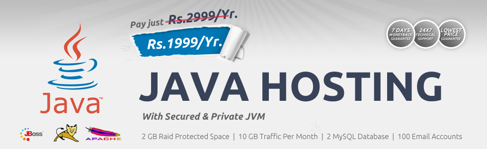 Java Web Hosting India Java Hosting Java Hosting Package 